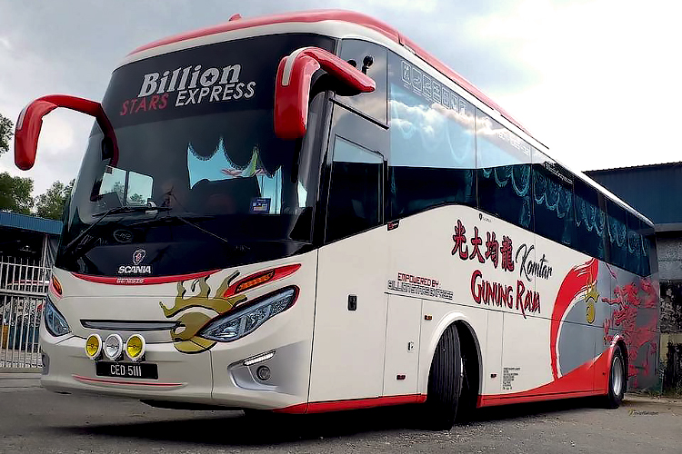 Komtar Gunung Raya (Billion Stars Express) | BusOnlineTicket Thailand